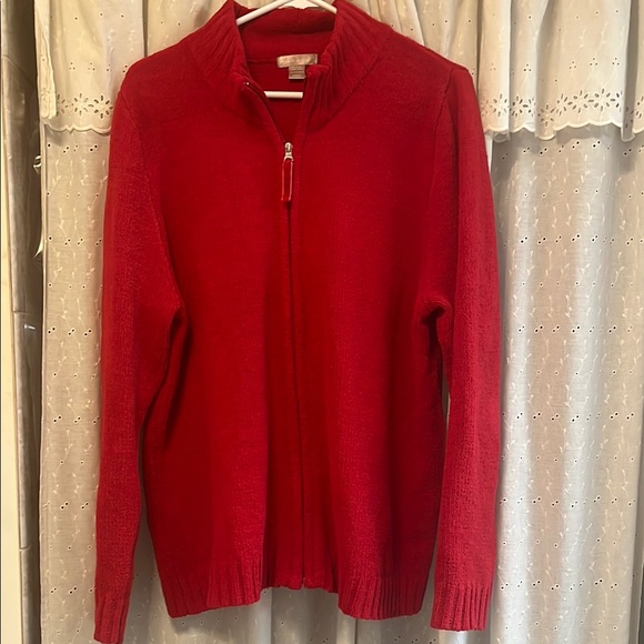 White Stag | Sweaters | White Stag Red Knit Cardigan Sweater | Poshmark